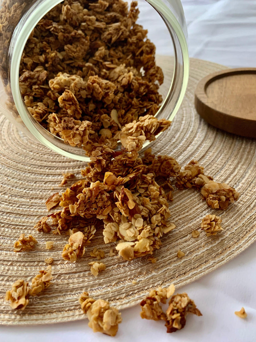 Homemade Vanilla Almond Granola – Java Sisters Vanilla