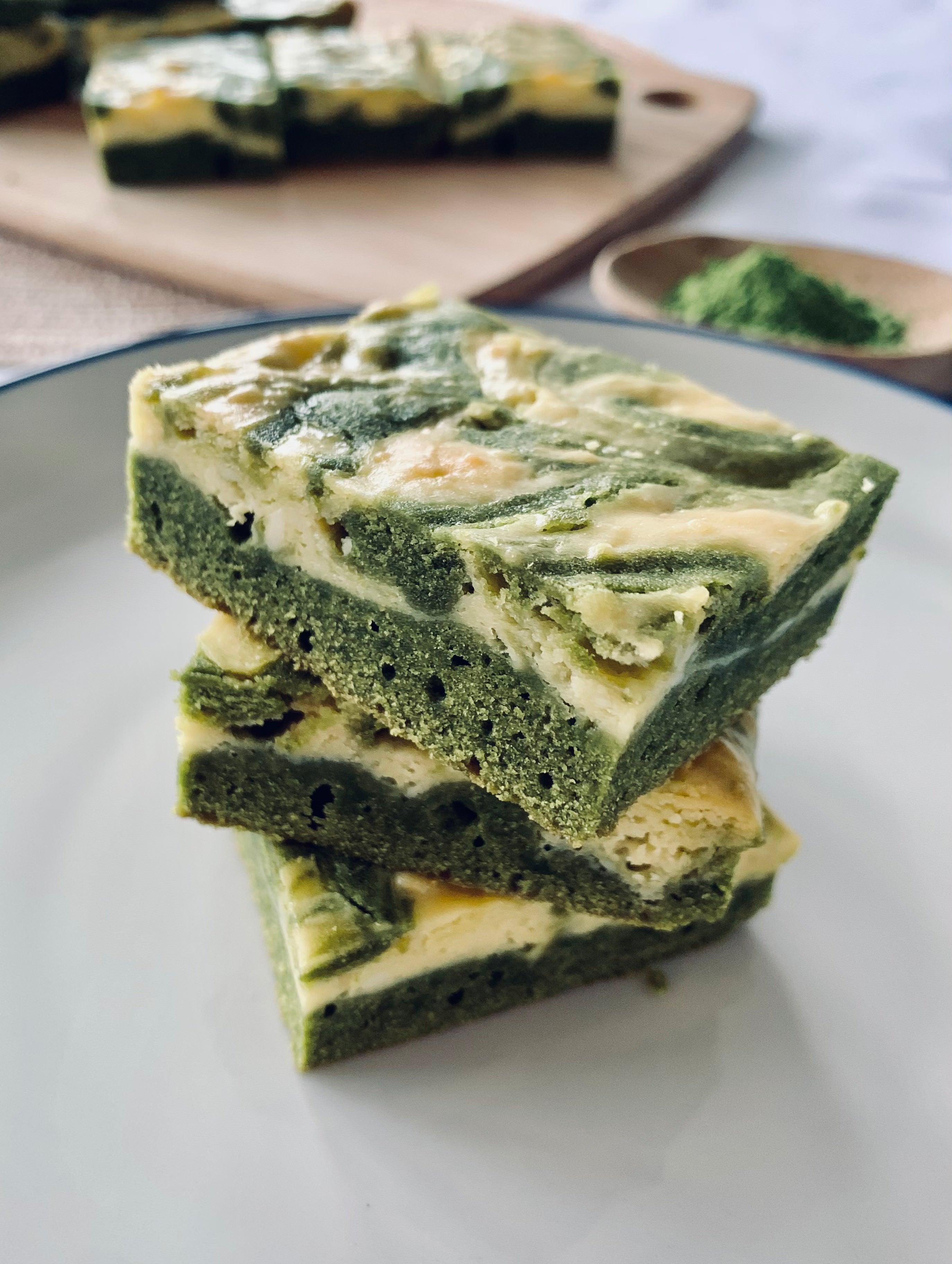 Swirl Matcha Cheesecake Brownies – Java Sisters Vanilla